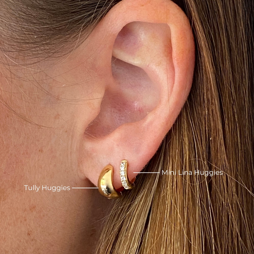 MINI LINA HUGGIES | GOLD – EL&RO Jewellery